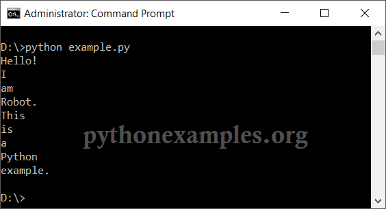 How To Iterate Over Words Of String In Python Python Examples